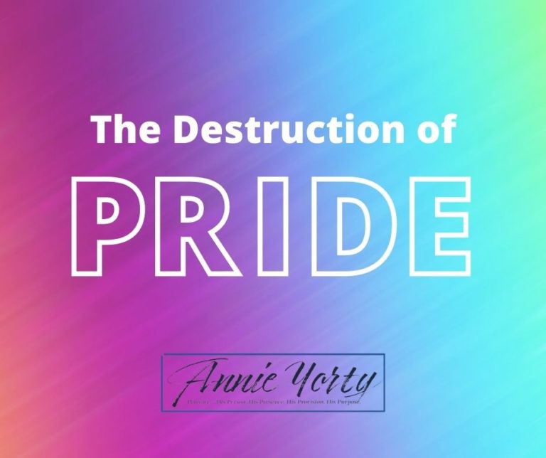 The Destruction of Pride — Annie Yorty